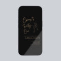 Cheers to Twenty One Black Gold 21st Birthday Invitation | Zazzle