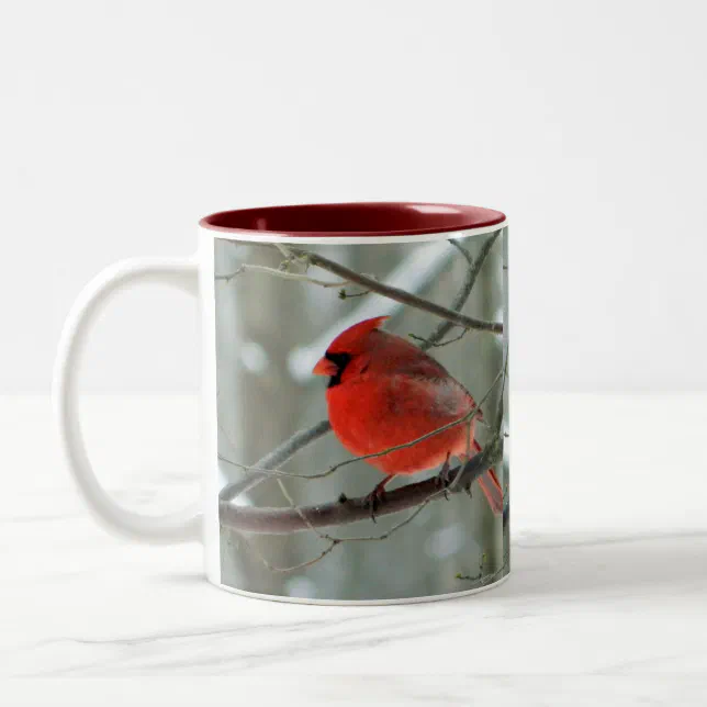 Cheery Red Cardinal Mug | Zazzle