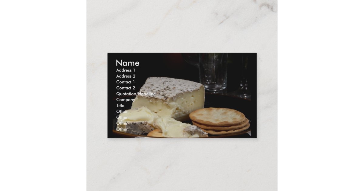 Cheese Business Card | Zazzle