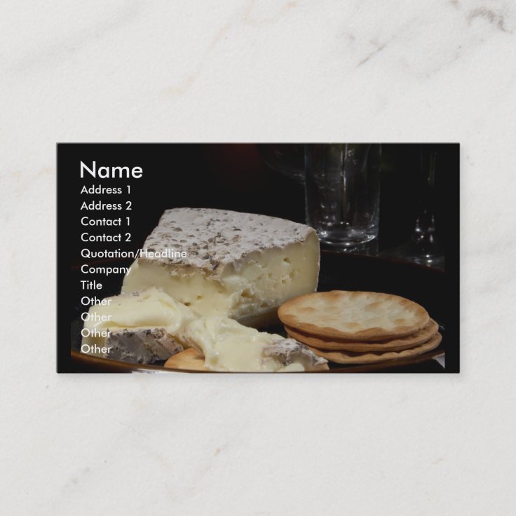 Cheese Business Card | Zazzle