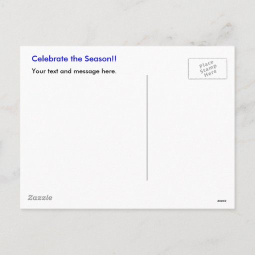 Cheese Head Christmas Postcard | Zazzle