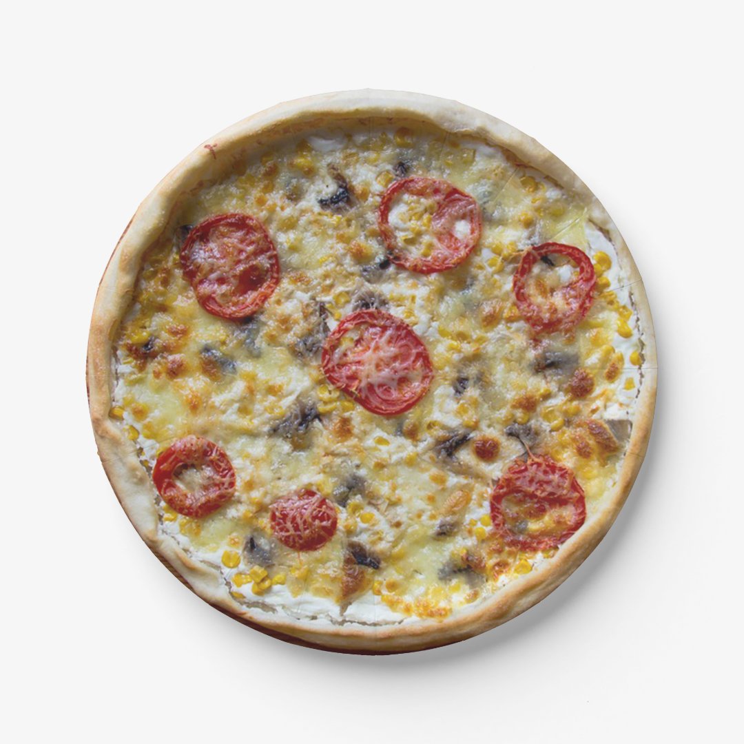 Cheese Pizza Party Paper Plates | Zazzle