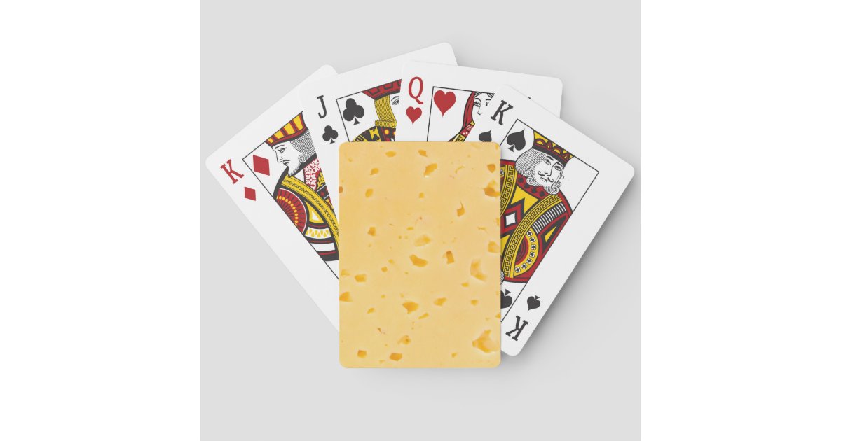 Cheese Poker Cards | Zazzle