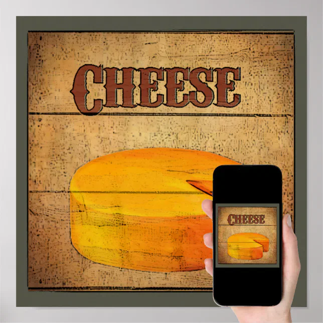 Cheese Poster | Zazzle