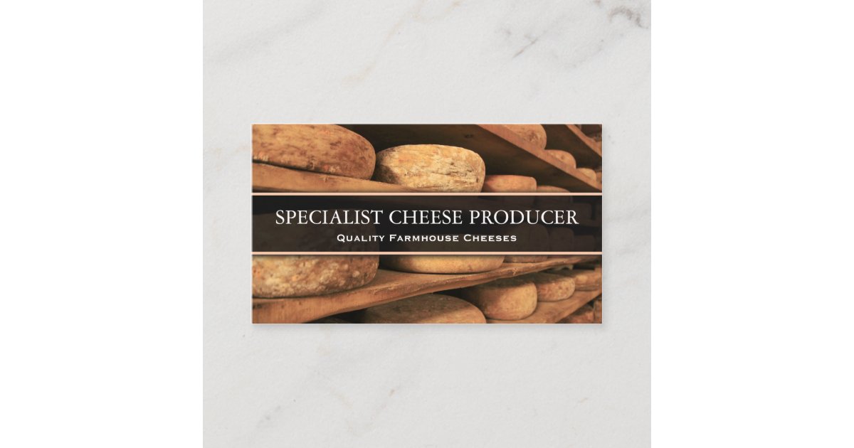 Cheese Producer / Maker Photo Business Card | Zazzle