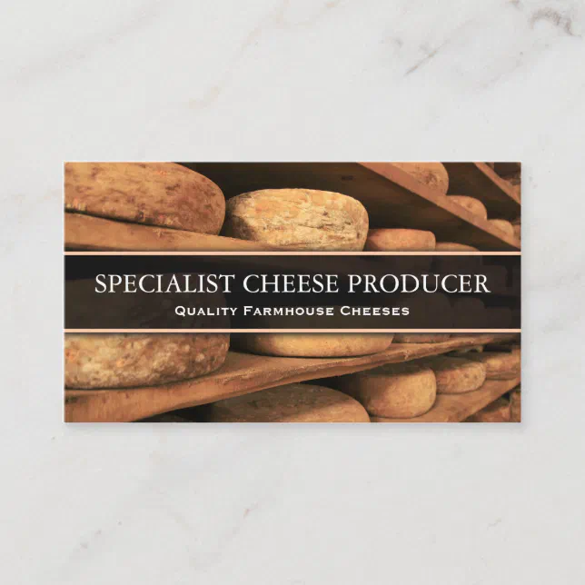 Cheese Producer / Maker Photo Business Card | Zazzle