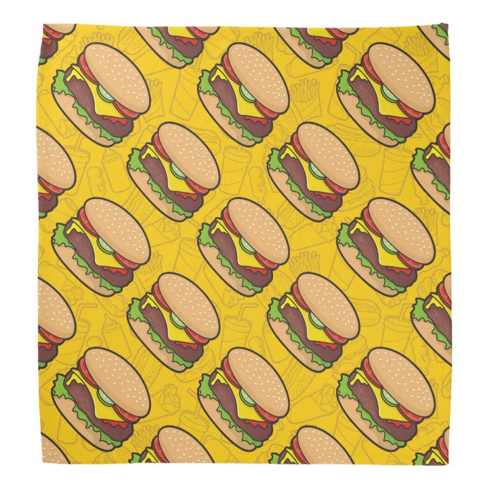 Cheeseburger Bandana | Zazzle.com