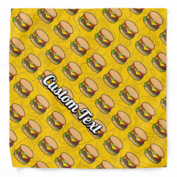 Cheeseburger Bandana | Zazzle