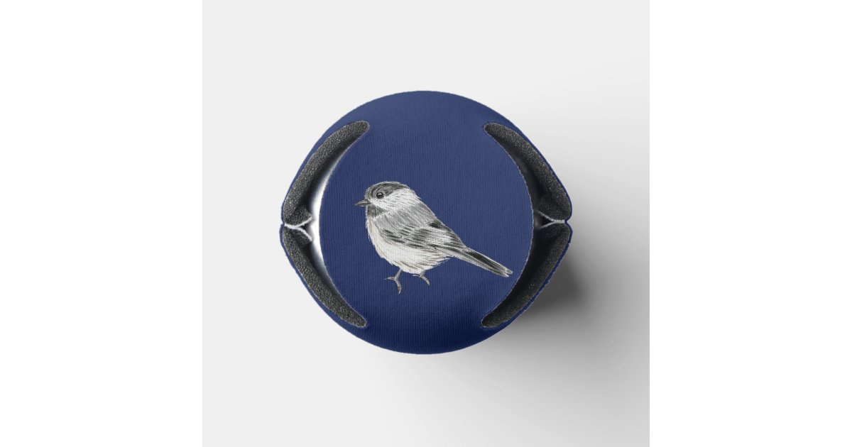 Cheeseburger Bird Black Capped Chickadee Can Cooler | Zazzle