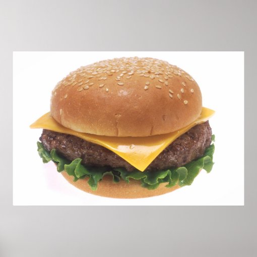 Cheeseburger Poster | Zazzle