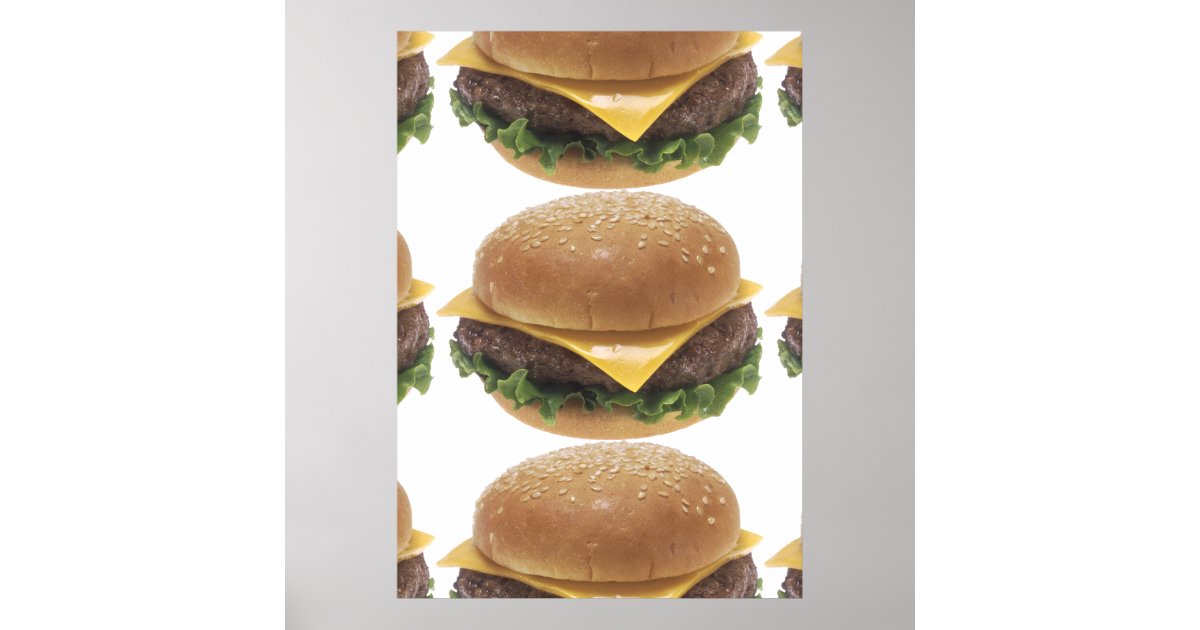 Cheeseburger Poster | Zazzle