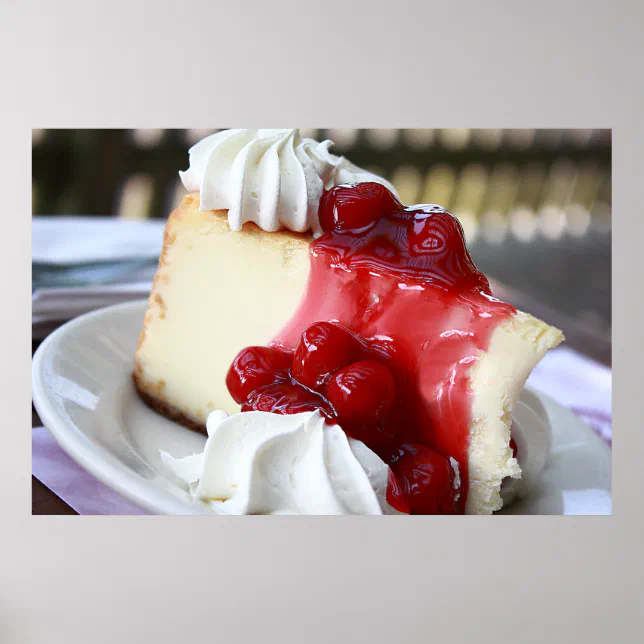 Cheesecake Poster | Zazzle