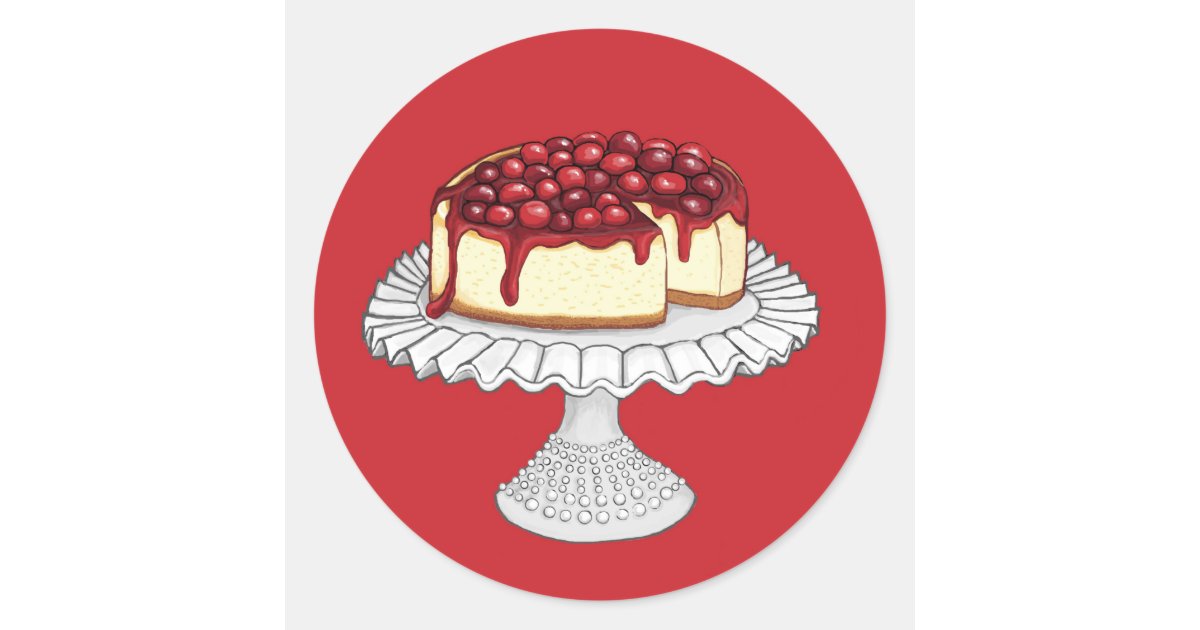 Cheesecake Stickers | Zazzle