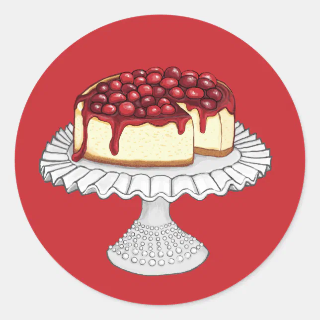 Cheesecake Stickers | Zazzle