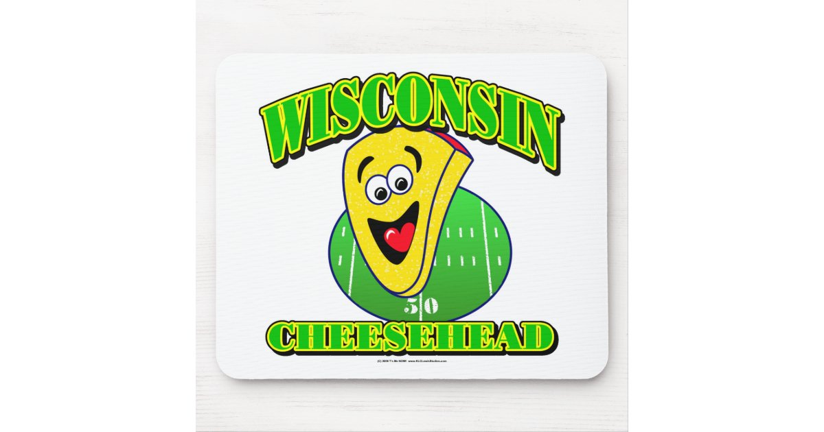 CheeseHead Cartoon Mouse Pad | Zazzle