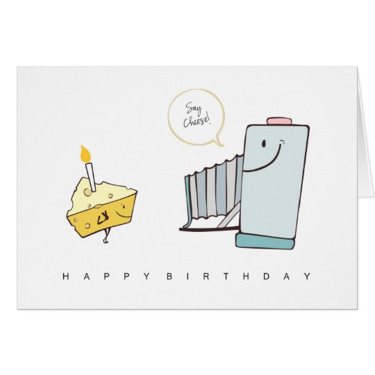 Cheesy Birthday Card | Zazzle.com
