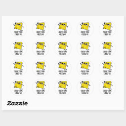 Cheesy Come Cheesy Go Funny Food Pun Classic Round Sticker | Zazzle