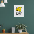 Cheesy Come Cheesy Go Funny Food Pun Poster | Zazzle