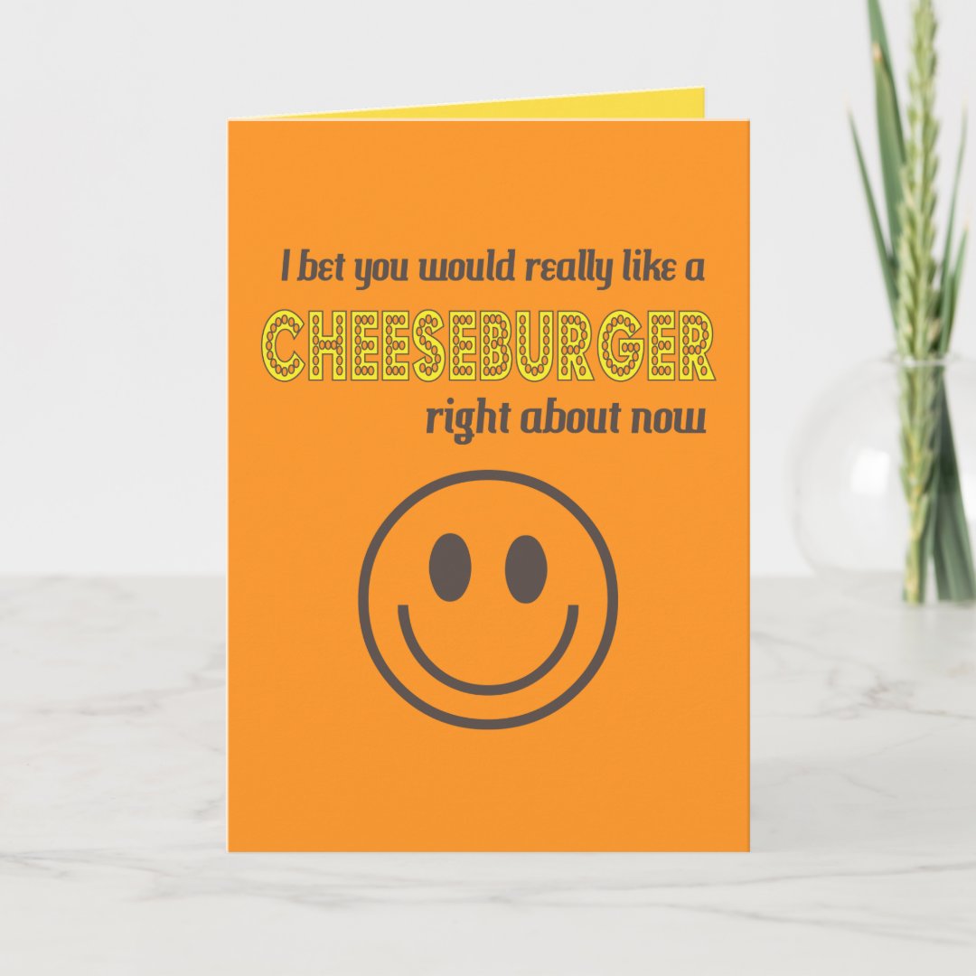 Cheesy Humor Card | Zazzle