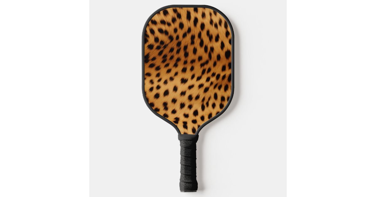 Cheetah Animal Fur Pickleball Paddle | Zazzle
