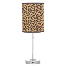 Cheetah Animal Print Table Lamp | Zazzle