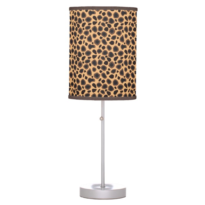 Cheetah Animal Print Table Lamp | Zazzle.com