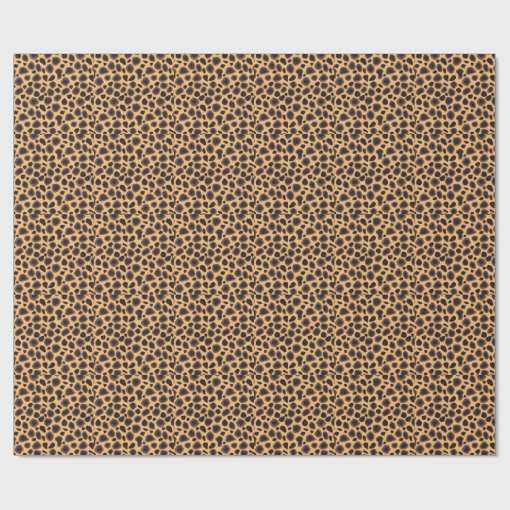 Cheetah Animal Print Wrapping Paper | Zazzle