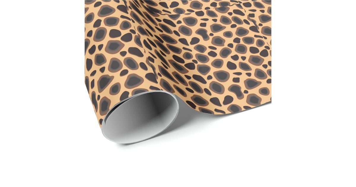 Cheetah Animal Print Wrapping Paper | Zazzle