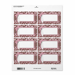 Cheetah Girl Name Tag | Zazzle