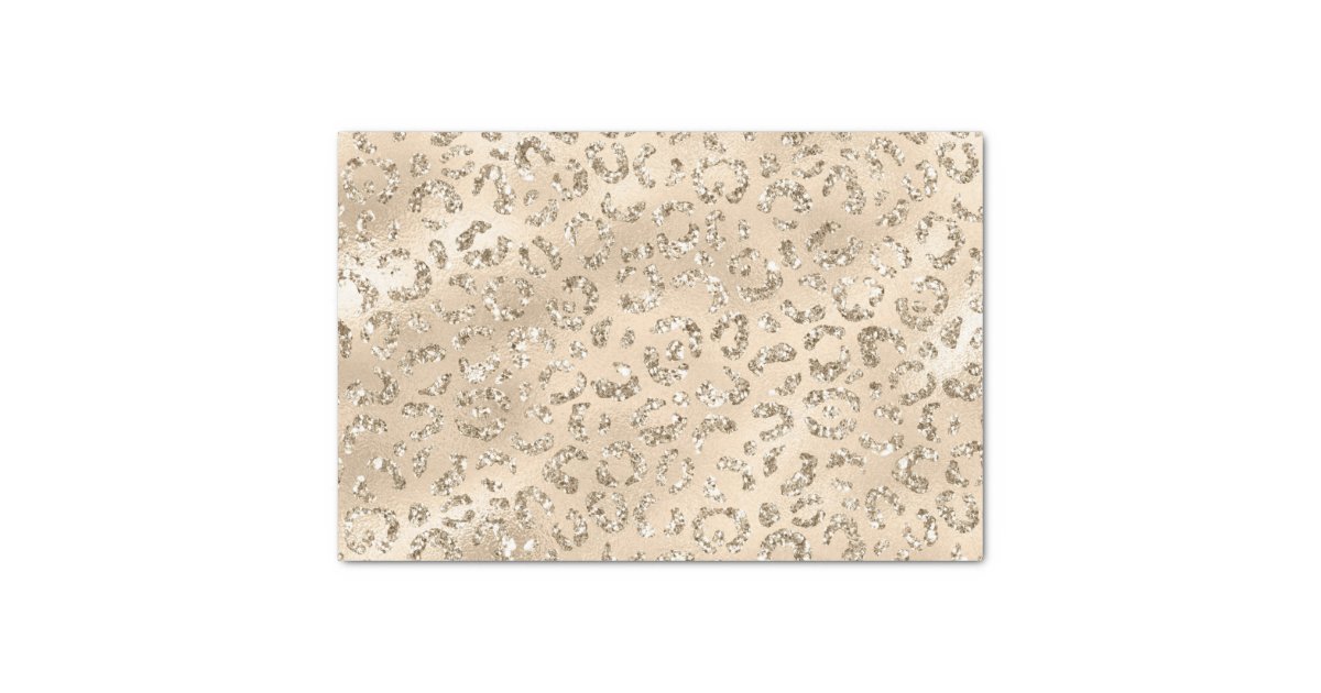Cheetah Leopard Skin Print Pattern Animal Tissue Paper | Zazzle