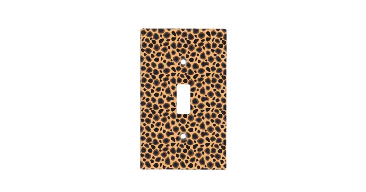 Cheetah Print Light Switch Cover | Zazzle