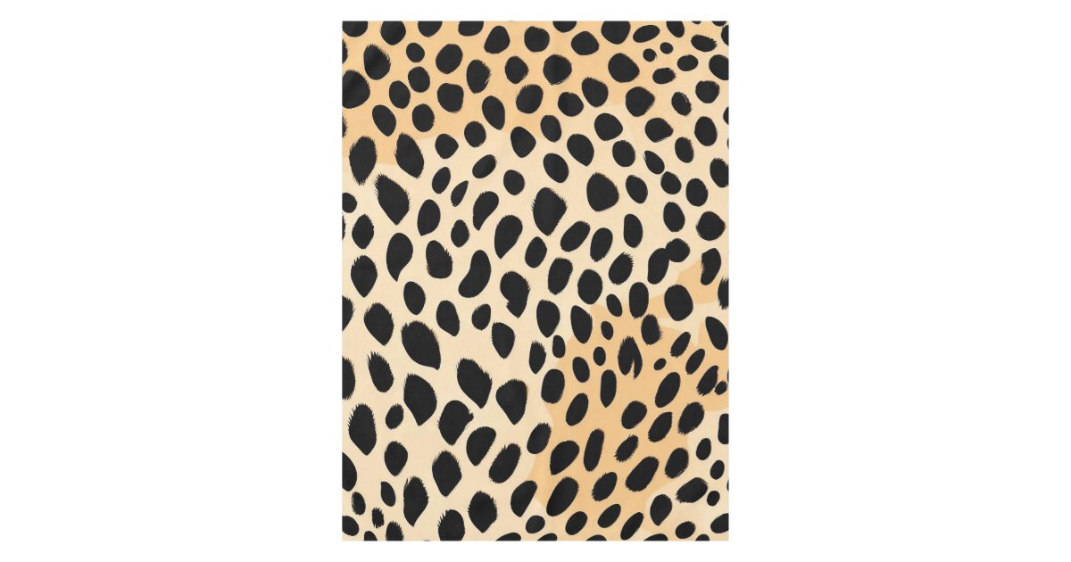 Cheetah Print Pattern Tablecloth | Zazzle