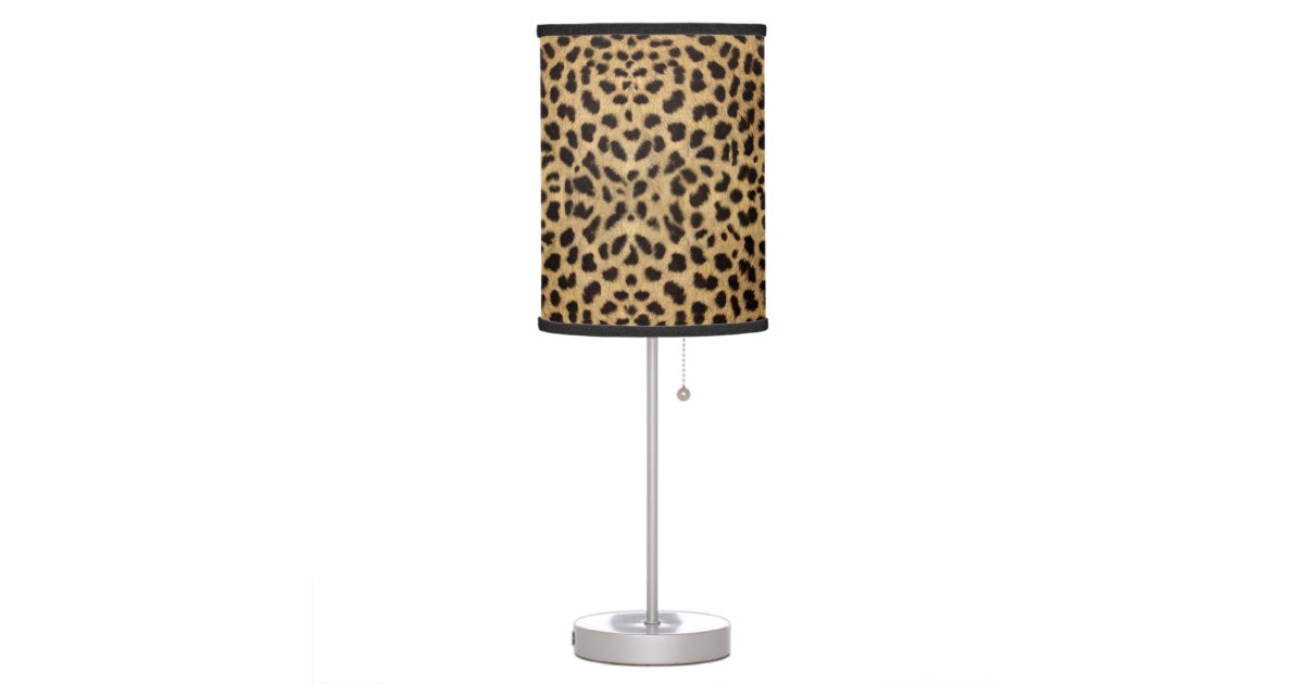 Cheetah Print Table Lamp | Zazzle