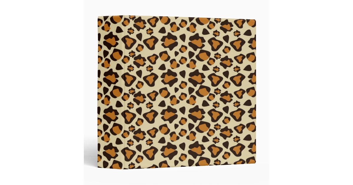 Cheetah skin pattern binder | Zazzle