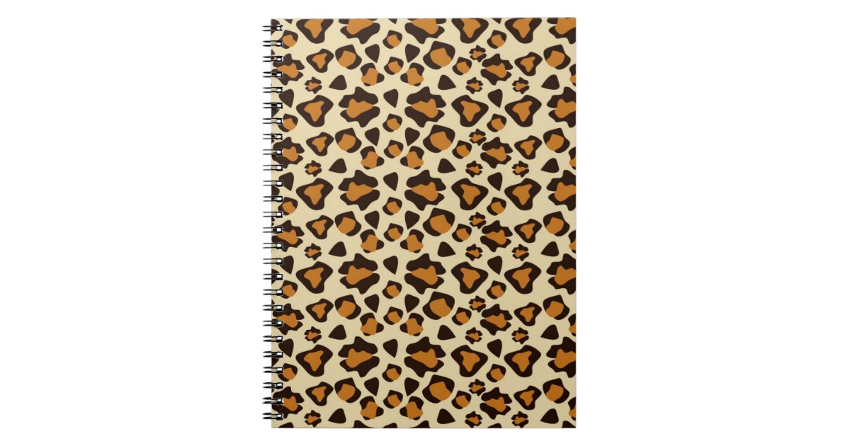 Cheetah skin pattern notebook | Zazzle