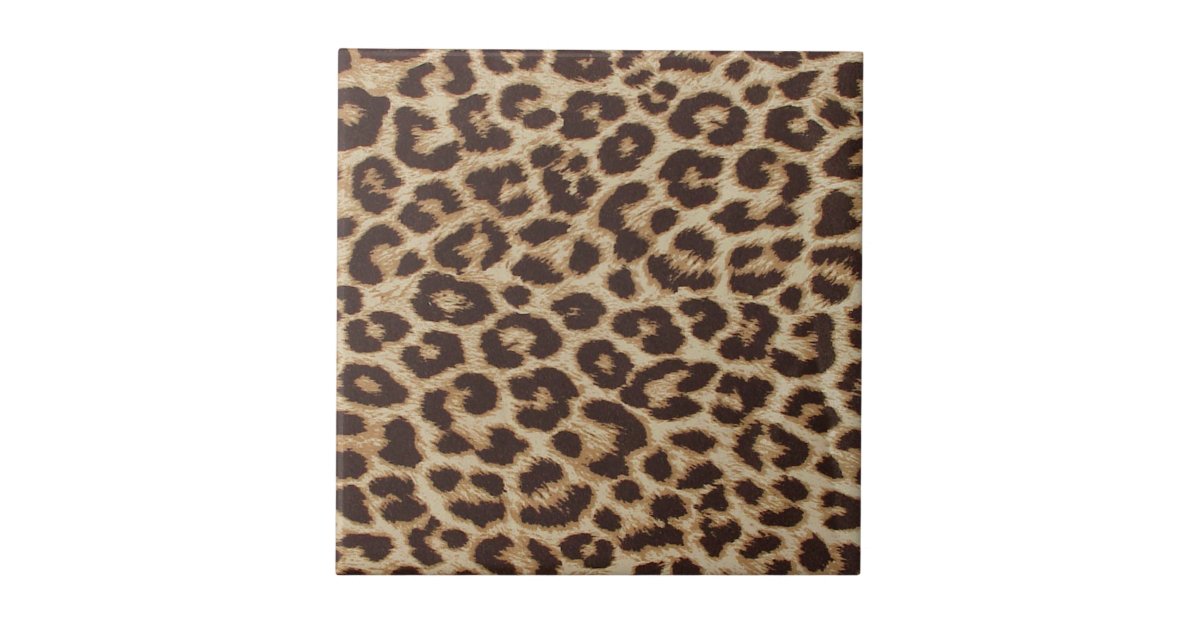 Cheetah Skin Print Ceramic Tile | Zazzle