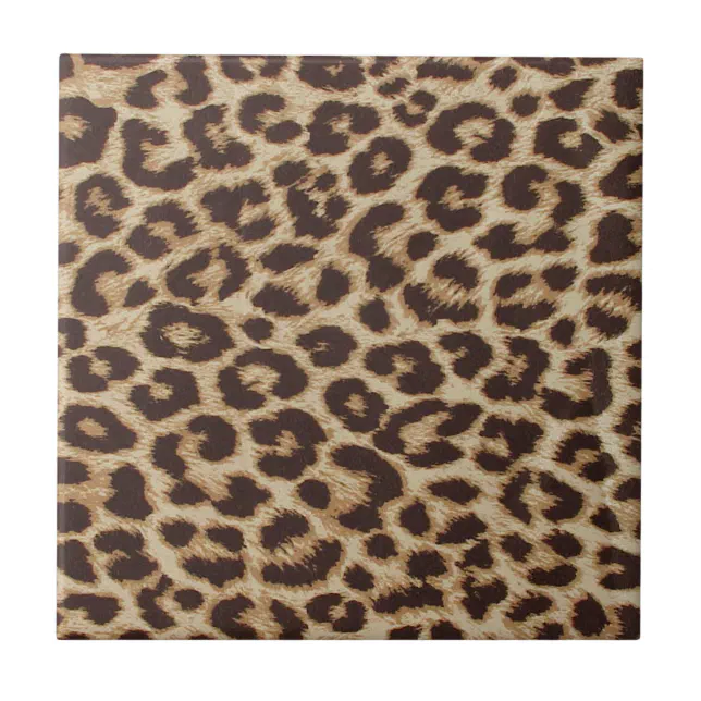 Cheetah Skin Print Ceramic Tile | Zazzle