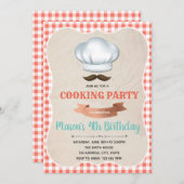 Chef birthday party invitation | Zazzle