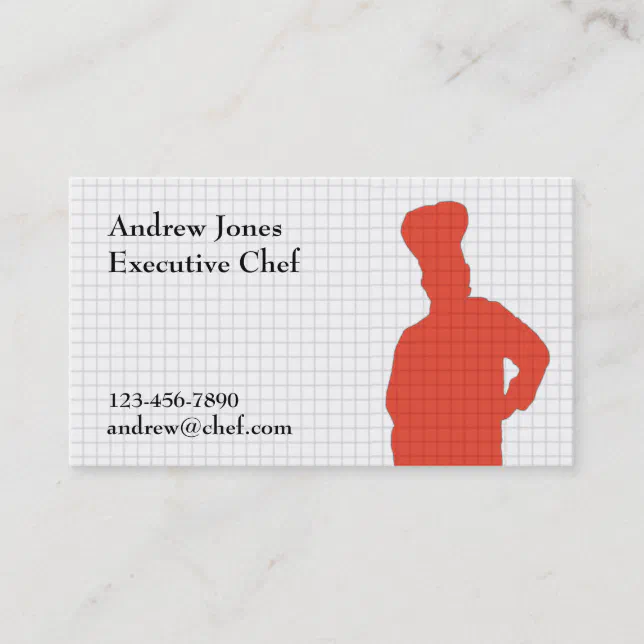 Chef Business Card | Zazzle