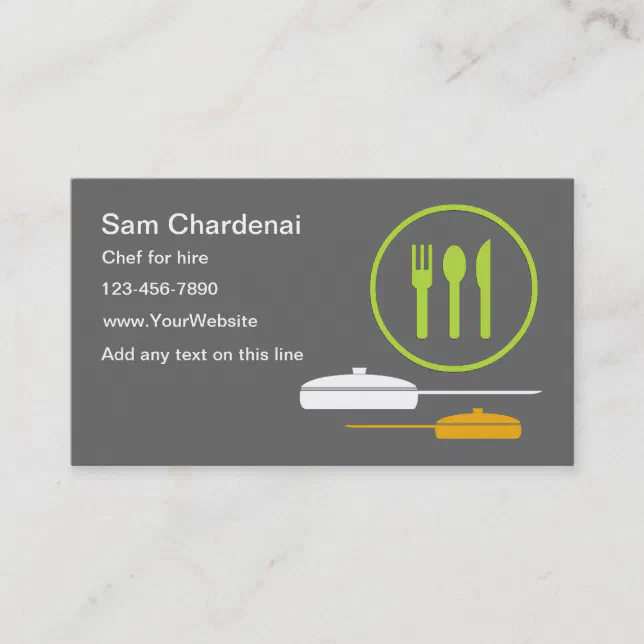 Chef Business Cards | Zazzle