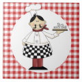 Chef Ceramic Tile Trivet | Zazzle