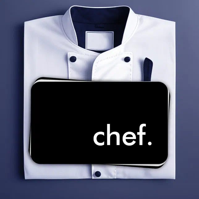 chef. (color customizable) business card | Zazzle