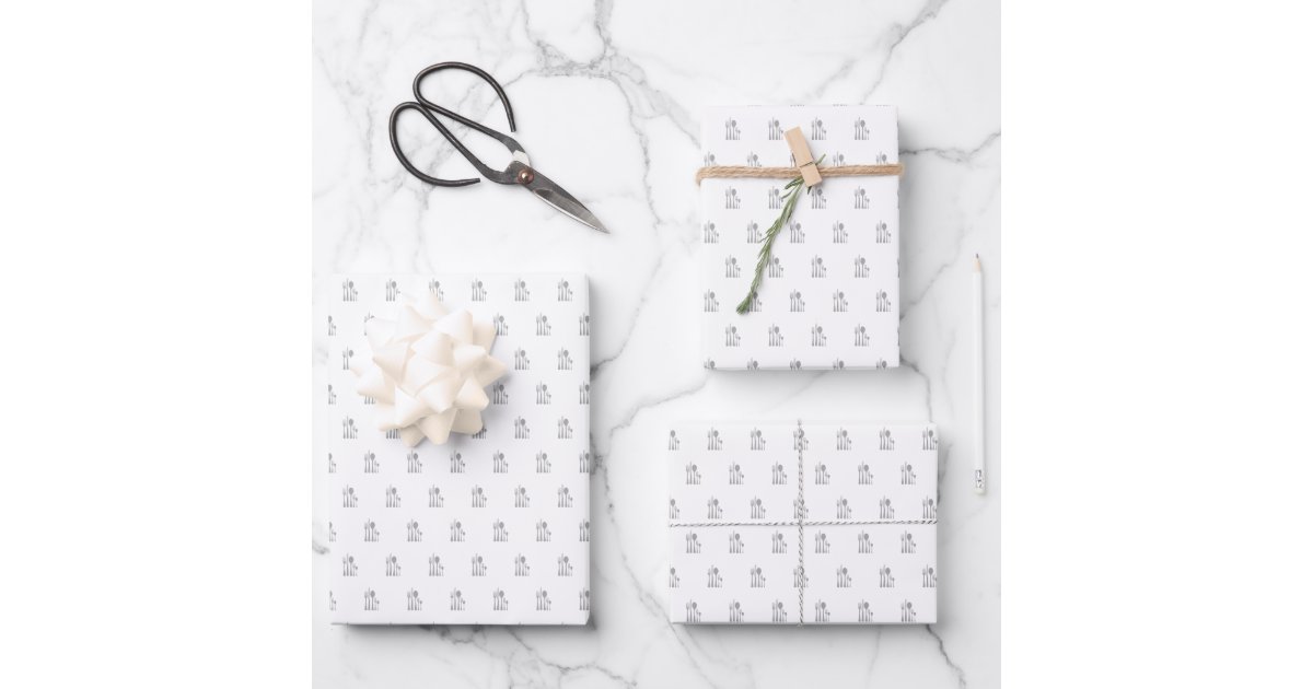 Chef cooking baking kitchen gift wrapping paper sheets | Zazzle