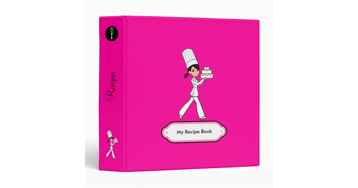Chef Decorative Recipe Album - Binder Organizer | Zazzle