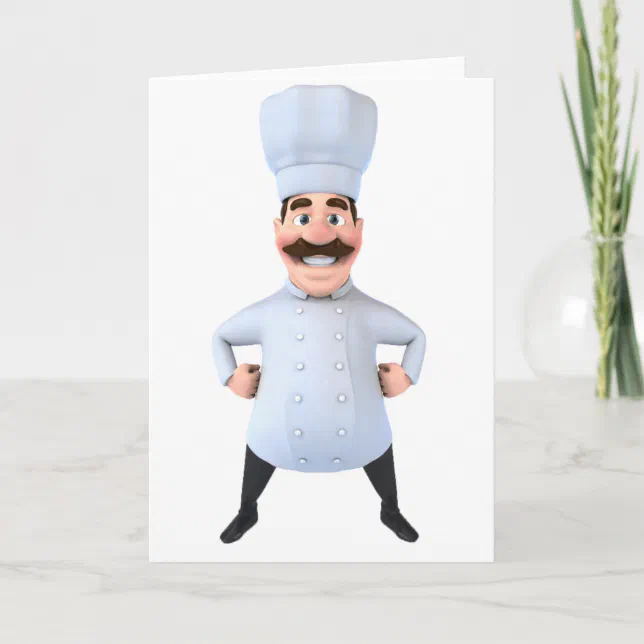 Chef Greeting Cards | Zazzle
