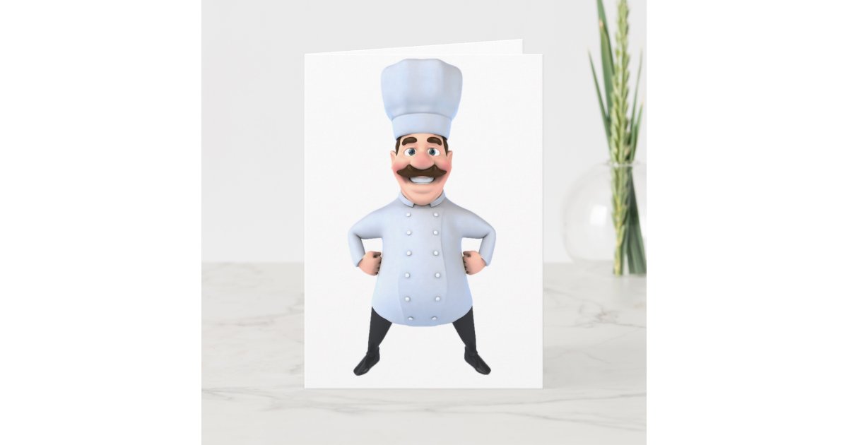 Chef Greeting Cards | Zazzle