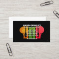 Chef Hat Silverware Logo Business Card | Zazzle