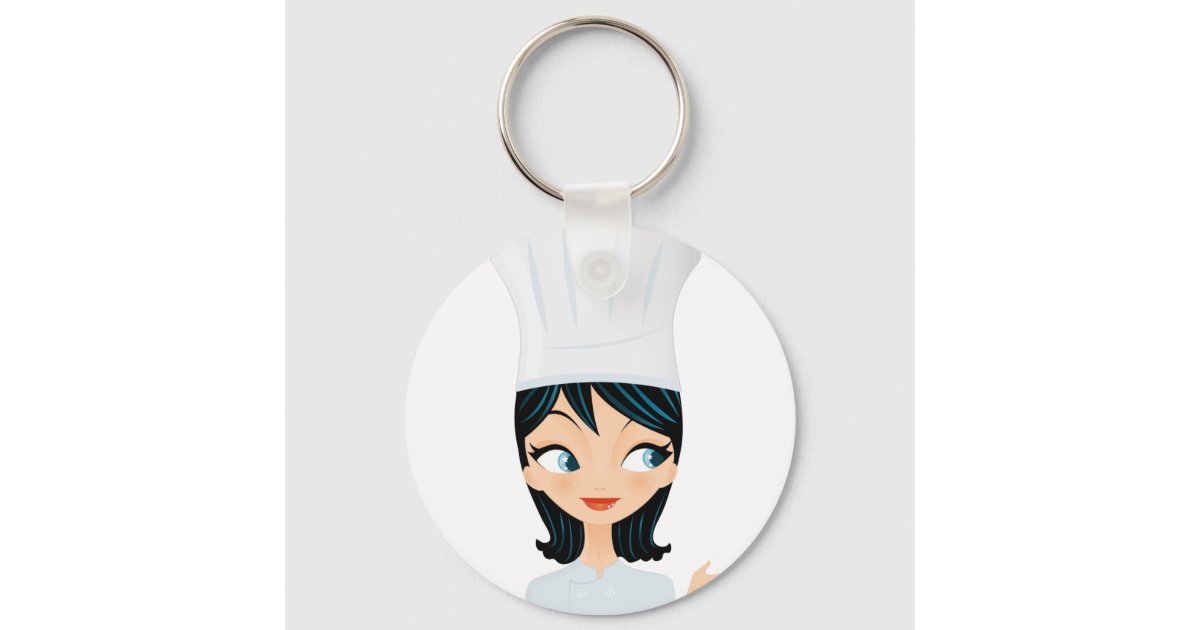 Chef Keychain | Zazzle