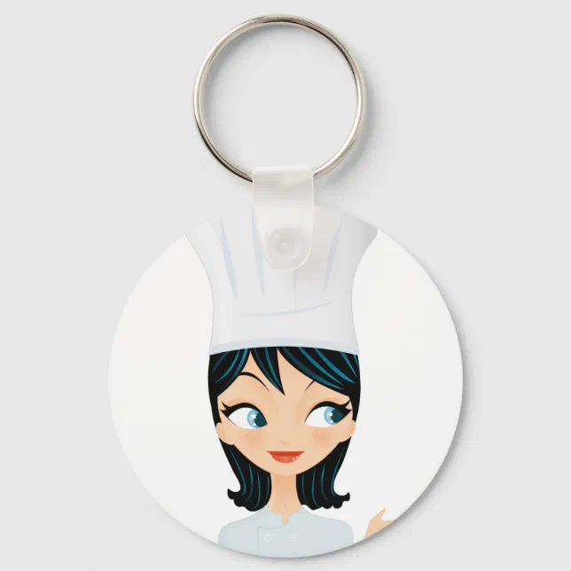 Chef Keychain | Zazzle