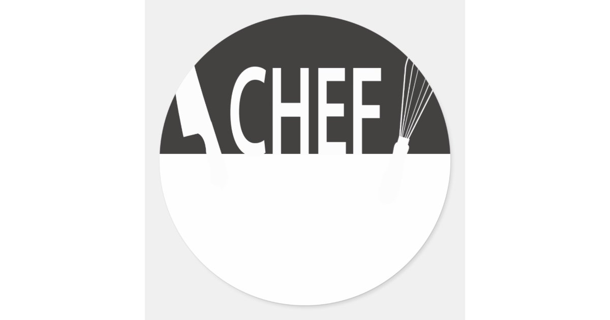 Chef name tag for cooking event | Zazzle